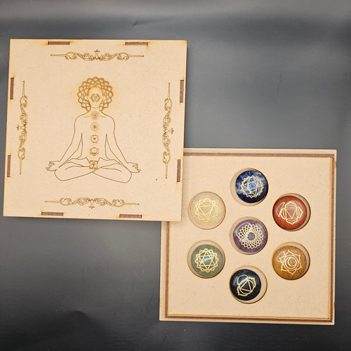 Chakra Crystal Box Set (Chakras Chart) | Zenvinity