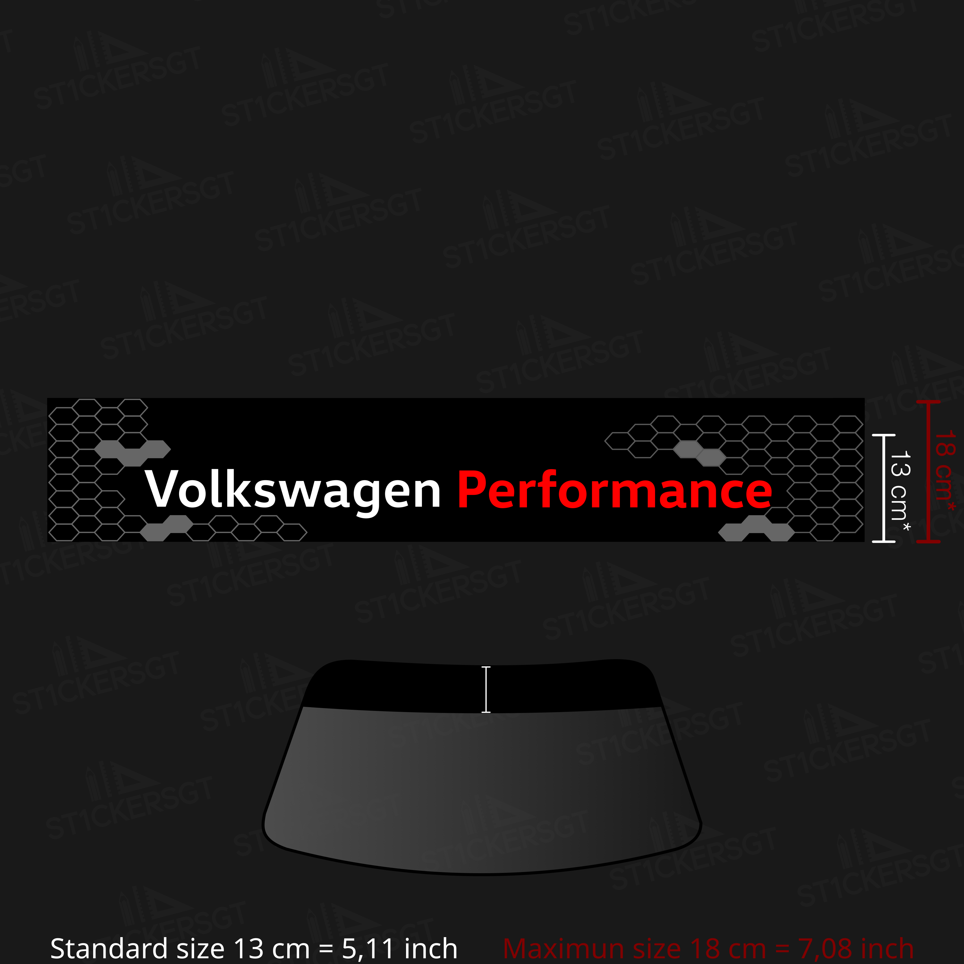 SUNSTRIP "HONEYCOMB" - VW GOLF MK6 | ST1CKERSGT