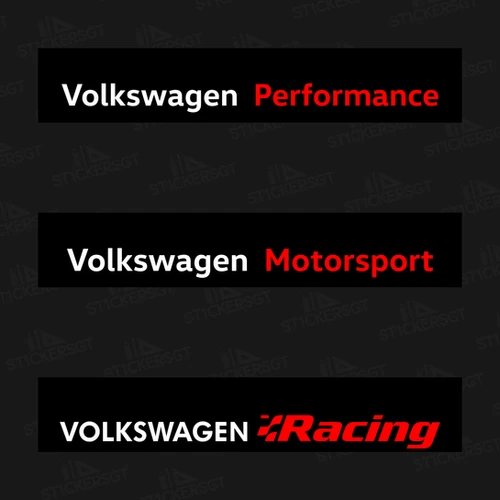 SUNSTRIP "VOLKSWAGEN..." - VW POLO MK6 | ST1CKERSGT