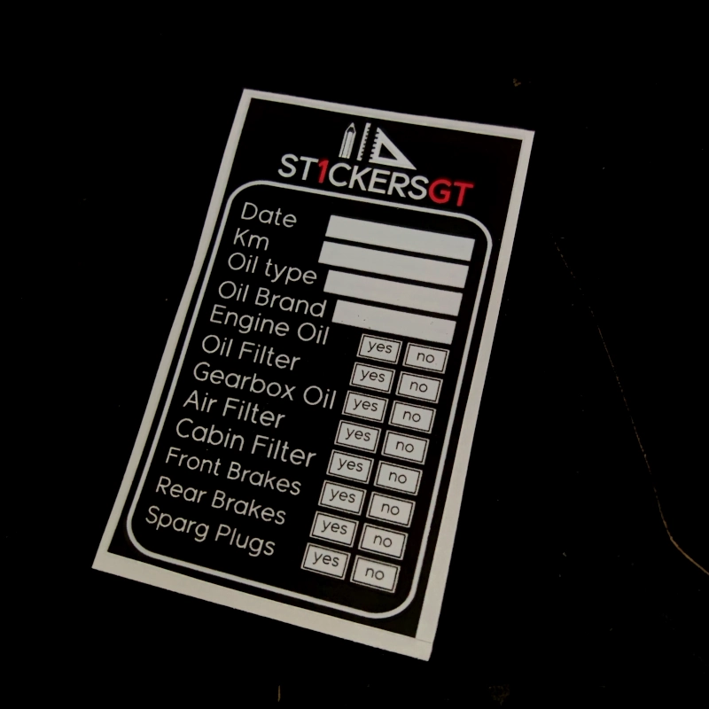 CAR SERVICE STICKER | ST1CKERSGT