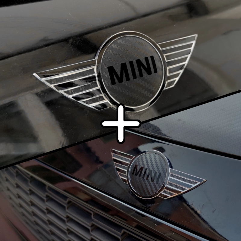 MINI COOPER R56 - FRONT AND REAR EMBLEM | ST1CKERSGT