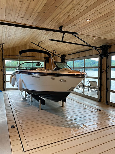 Boathouse Doors and Unique Systems in Huntsville and Muskoka