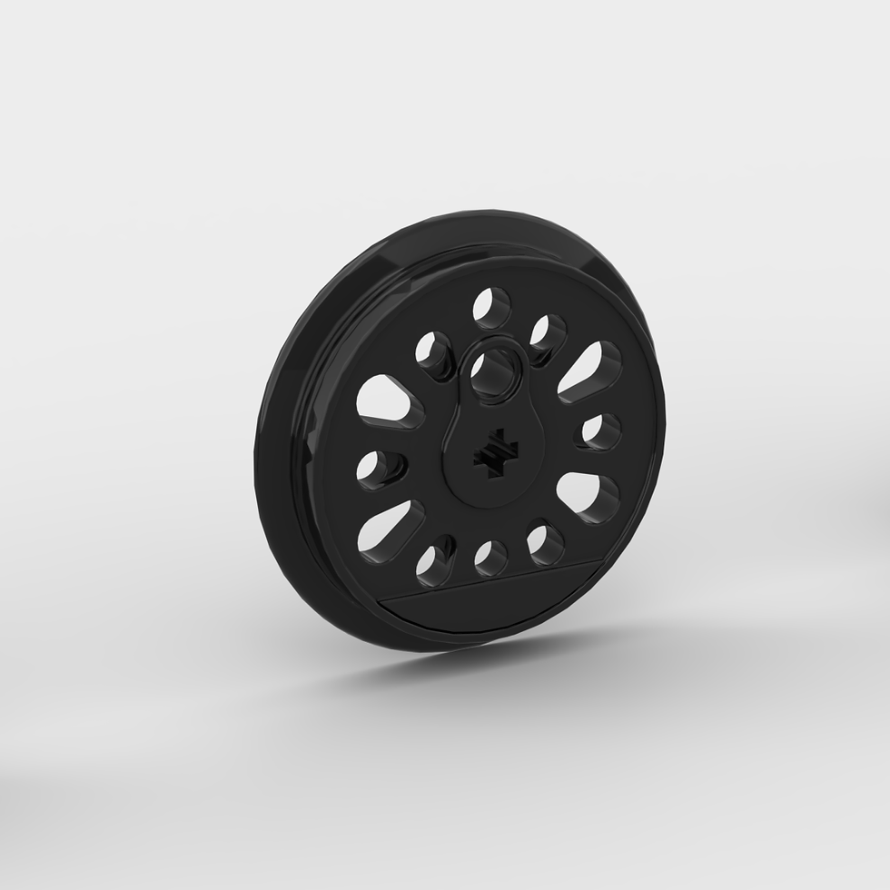 Custom Train Wheels and Rods | Breckland Bricks