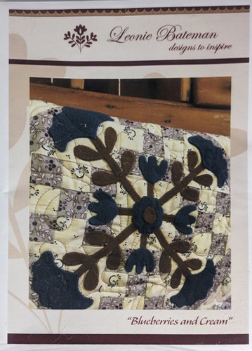 Blueberries and Cream Pattern | Quilt Museum