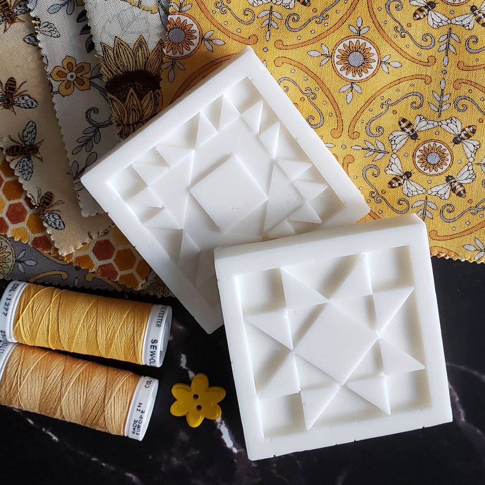 Hand Made Quilt Block Soap