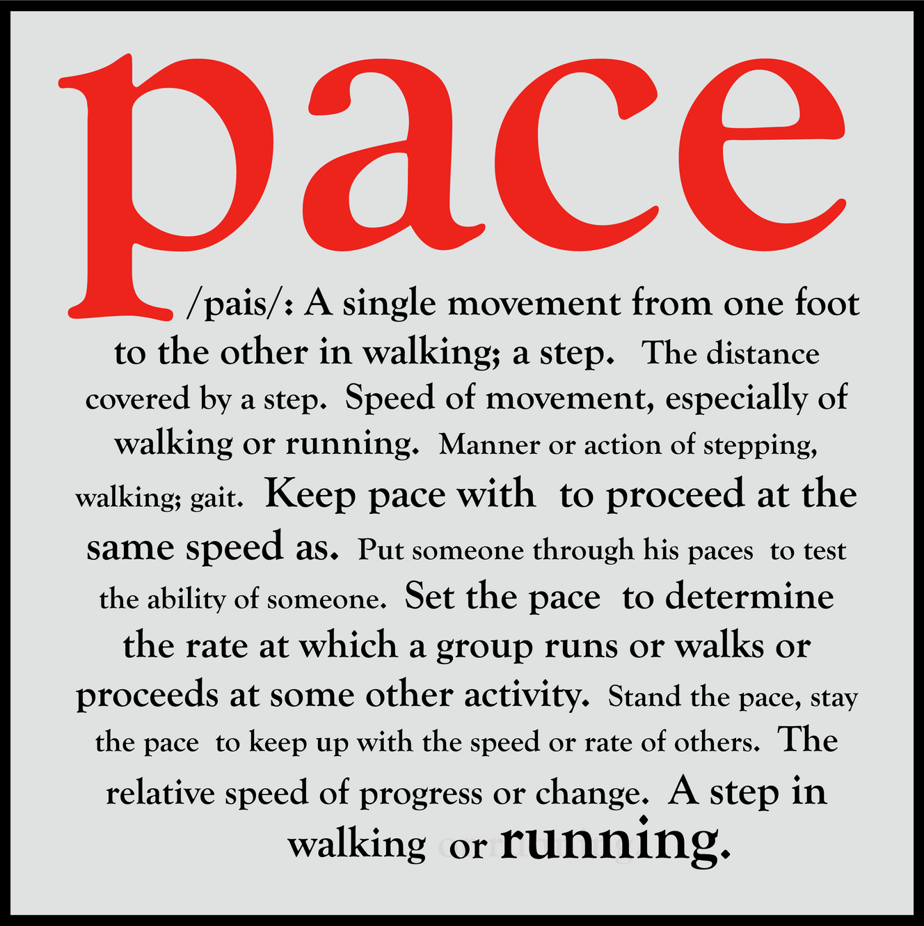 Proper Pacing in Six Steps