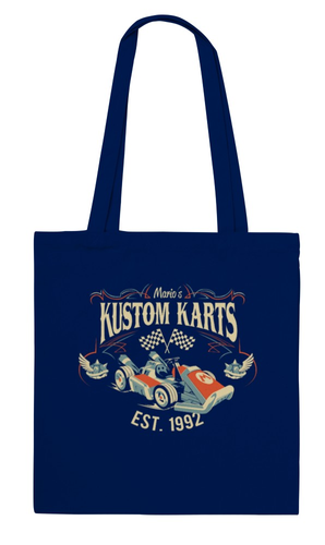Mario's Kustom Karts tote bag | stevethomasart