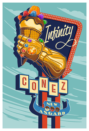 Infinity Conez, Marvel | stevethomasart