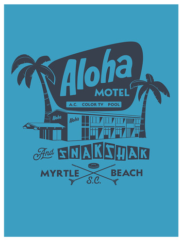 Aloha Motel poster | stevethomasart