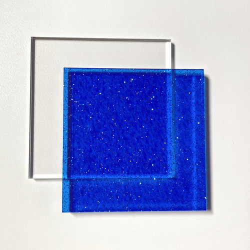 1/8" Deep Blue Shimmer Acrylic | Cerulean Tides