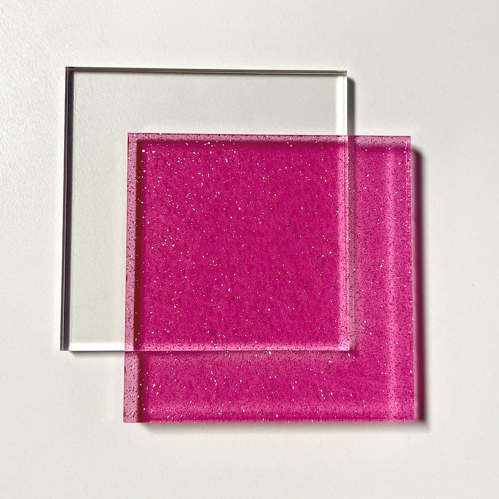 1/8" Pink Shimmer Acrylic | Cerulean Tides