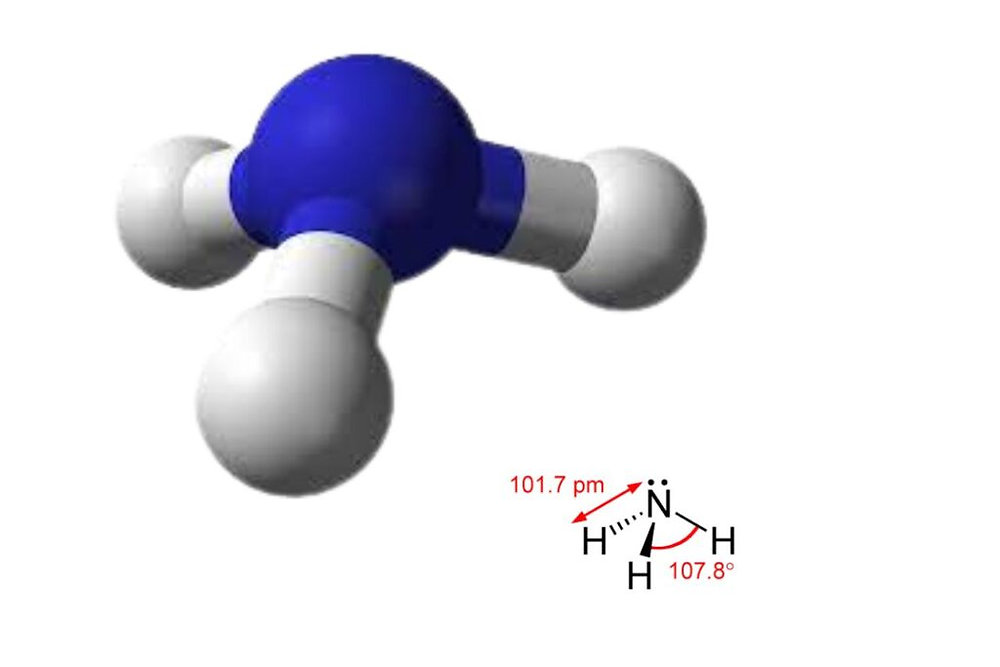 Ammonia (NH3); How to Draw Lewis Structure, Molecular Geometry ...