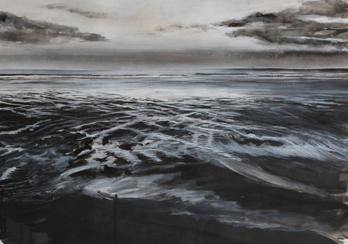 Receding Tide. drawing | My Site