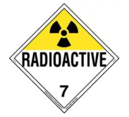 Hazard Class 7 Radioactive Label, Removeable Vinyl, Pack of 2 | The ...
