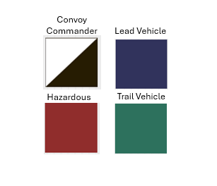 Military Convoy Flag Set (Nylon, 12" x 18") | The Deployment Sup 2
