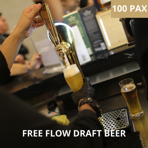 Free Flow Draft Beer (100 Pax) | Elite Bar Solutions