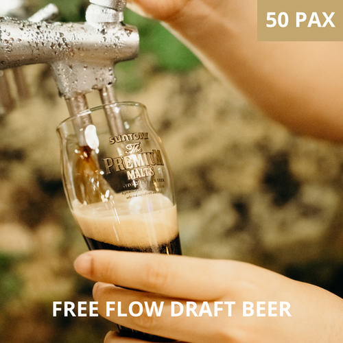 Free Flow Draft Beer (50 Pax) | Elite Bar Solutions