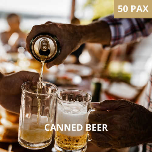 Canned Beer (50 Pax) | Elite Bar Solutions