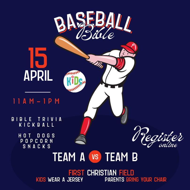Kids Ministry Bible Baseball | First Pres