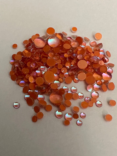 Orange AB Mermaid Tears | Creative rhinestones