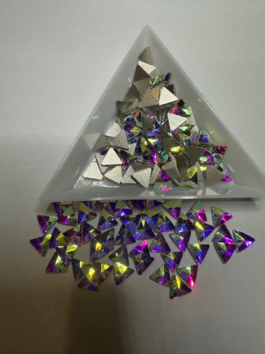 Crystal AB Triangles | Creative rhinestones