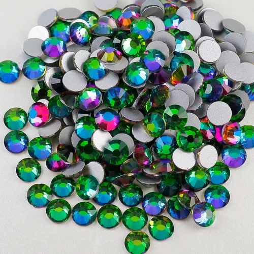 Green Volcano Glass SS20 | Creative rhinestones