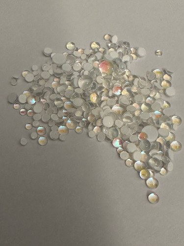 White AB Mermaid Tears | Creative rhinestones