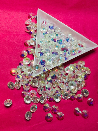 SS34 Clear Transparent Ab | Creative rhinestones