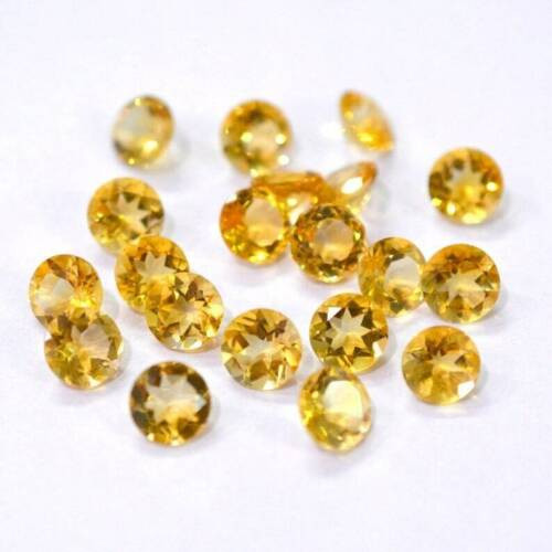 Citrine, Round faceted | Argentium Guild