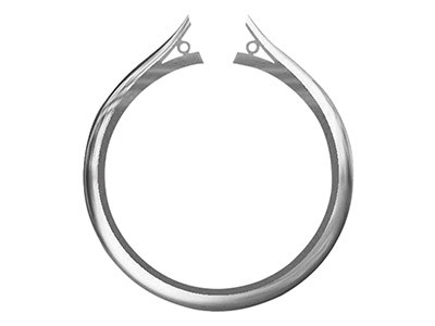 Tapered Ring with Cheniers | Argentium Guild
