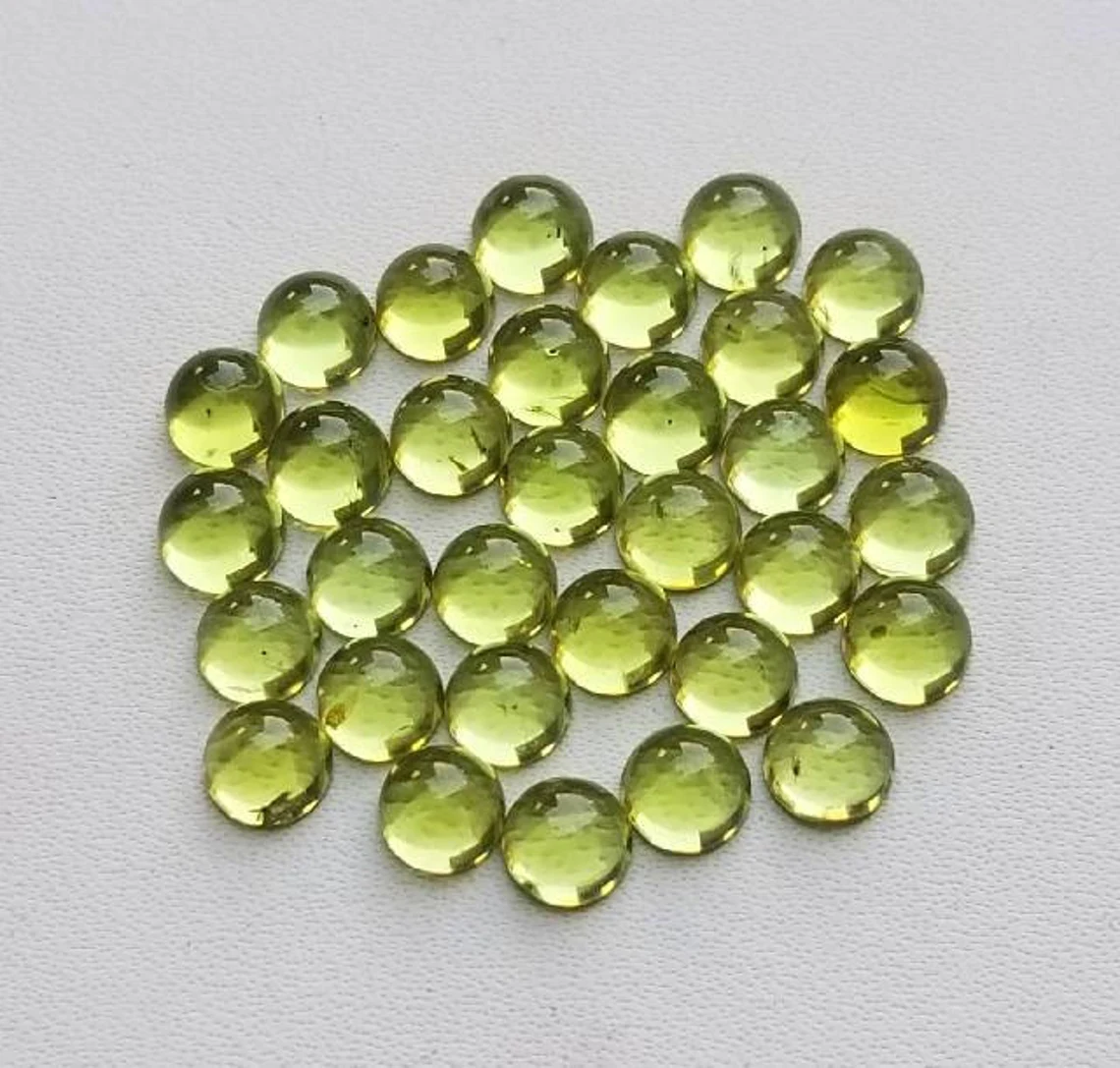 Peridot, Cabochon | Argentium Guild