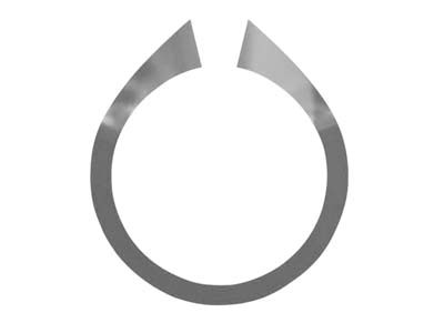 Knife Edge Rectangular Ring Shank | Argentium Guild