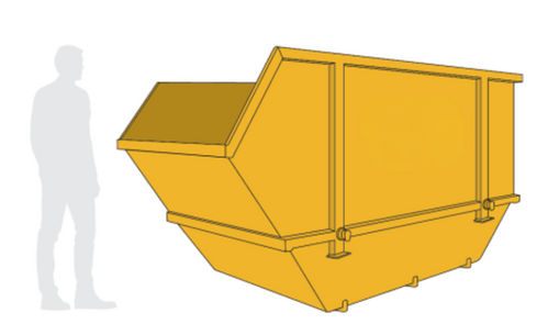 9 Cubic Meter Bin (Conditional Waste) | Yellow Bins