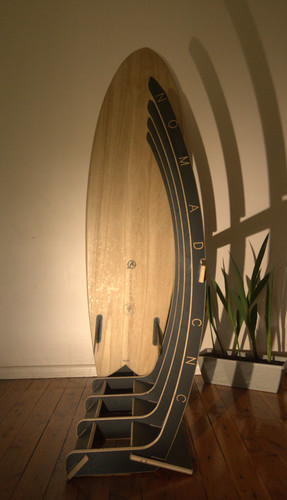 Store your surfboards sustainably with Nomad CNC’s 4-Board Freestanding ...