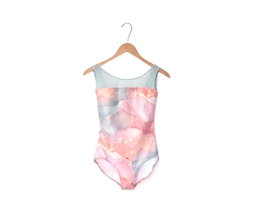 Hikaru: custom two panel front and back leotard | Prima Materia Ballet