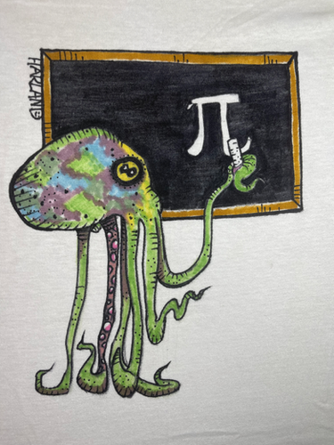 OCTO-PI - Hand drawn Harland original T-shirt | HARBLING