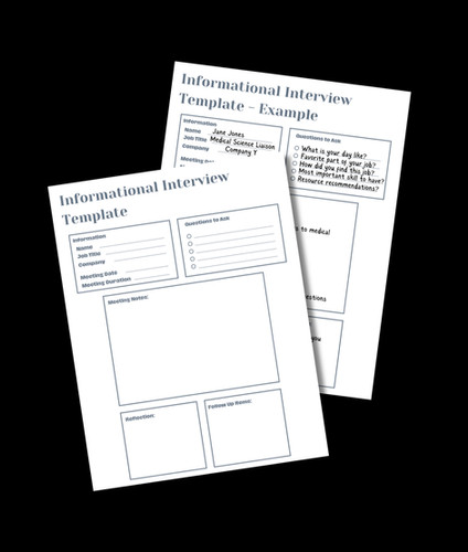 Informational Interviews Template | Phd Paths