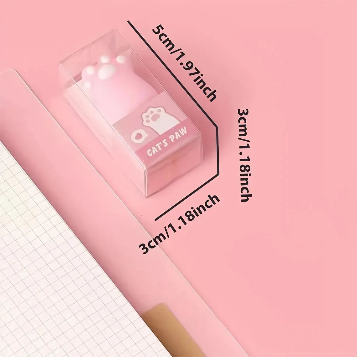 Kawaii cat paw Silicone Sharpeners | Bellekijostationery