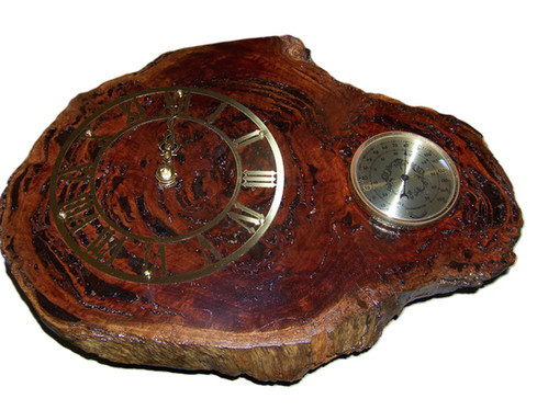 'Refurbished Jarrah Burl Clock