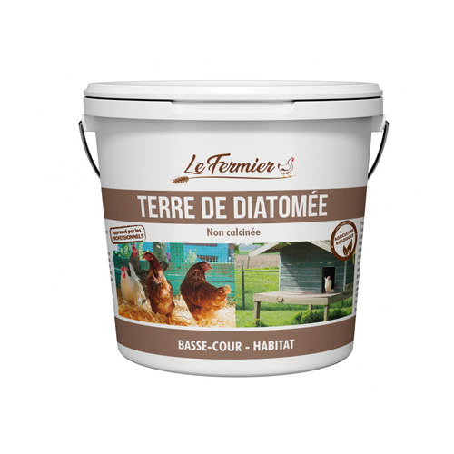 TERRE DE DIATOMÉE LE FERMIER® SEAU - 5KG | boutique-EVL