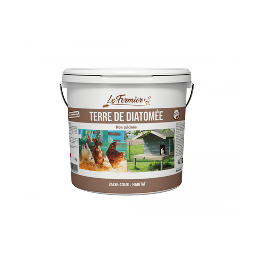 TERRE DE DIATOMÉE LE FERMIER® SEAU - 2,5KG | boutique-EVL