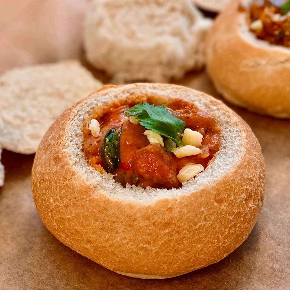 Mini Chicken Curry Farmer's Bread Bowl 迷你咖哩雞農夫包