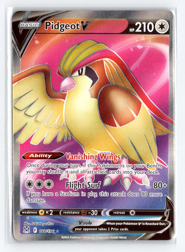 Pokemon Pidgeot V #188 NM | GHG Collectibles