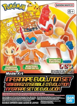 Bandai Infernape Evolution Set Plastic Model Kit | GHG Collectibles