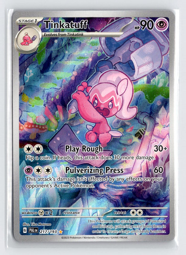 Pokémon TCG - Paldea Evolved 217/193 Tinkatuff NM | GHG Collectibles