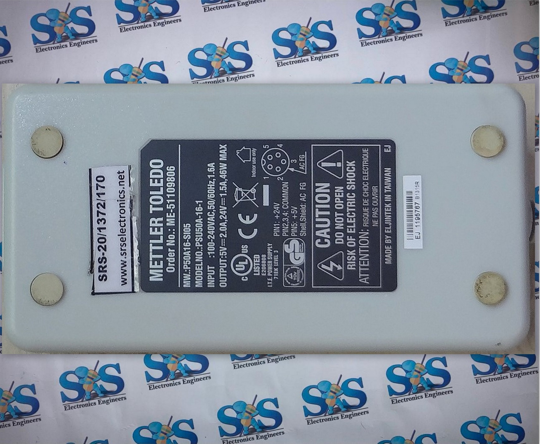 Mettler Toledo Power Adapter (Model No. PSU50A-16-1)