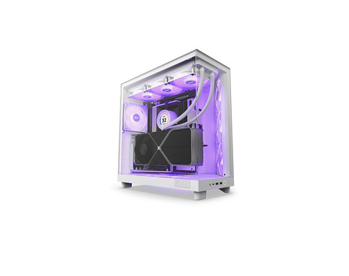 NZXT H6 Flow RGB WHITE | Altech Computer System (HK) Limited