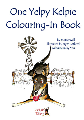 One Yelpy Kelpie Colouring-In Book | jorothwell