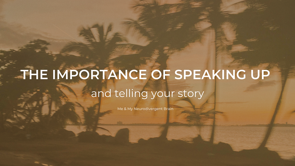 The Importance of Speaking Up
