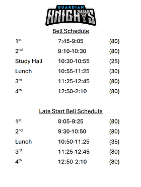 marshall bell schedule